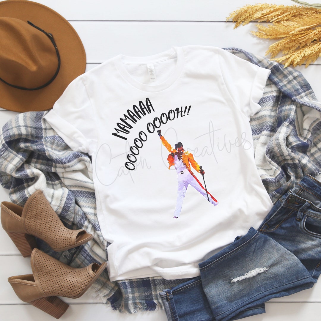 Funny Mothers Day Gift, Mama Ooooh Freddie Mercury, Queen, Mama Mothers ...
