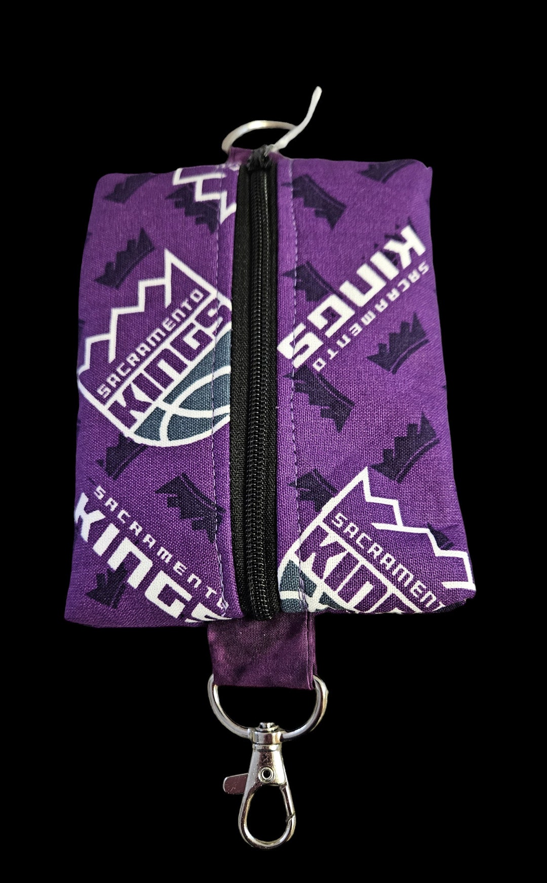 Sacramento Kings Zipper Bag, Handmade Cotton Pouch - Etsy