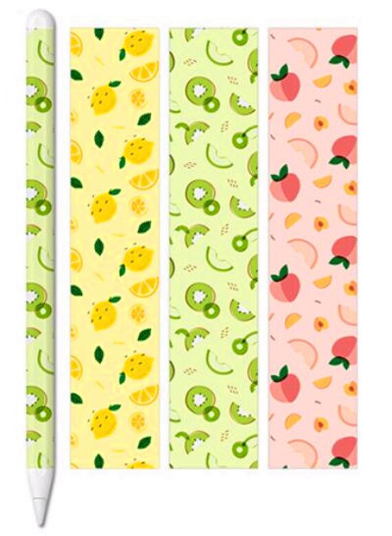 Apple Pencil Sticker Patterns Matte Vinyl Sticker Skin Decal | Etsy