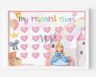 Castle Reward Chart - Etsy