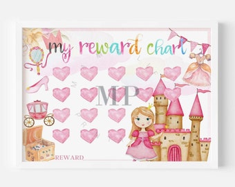 Castle Reward Chart - Etsy