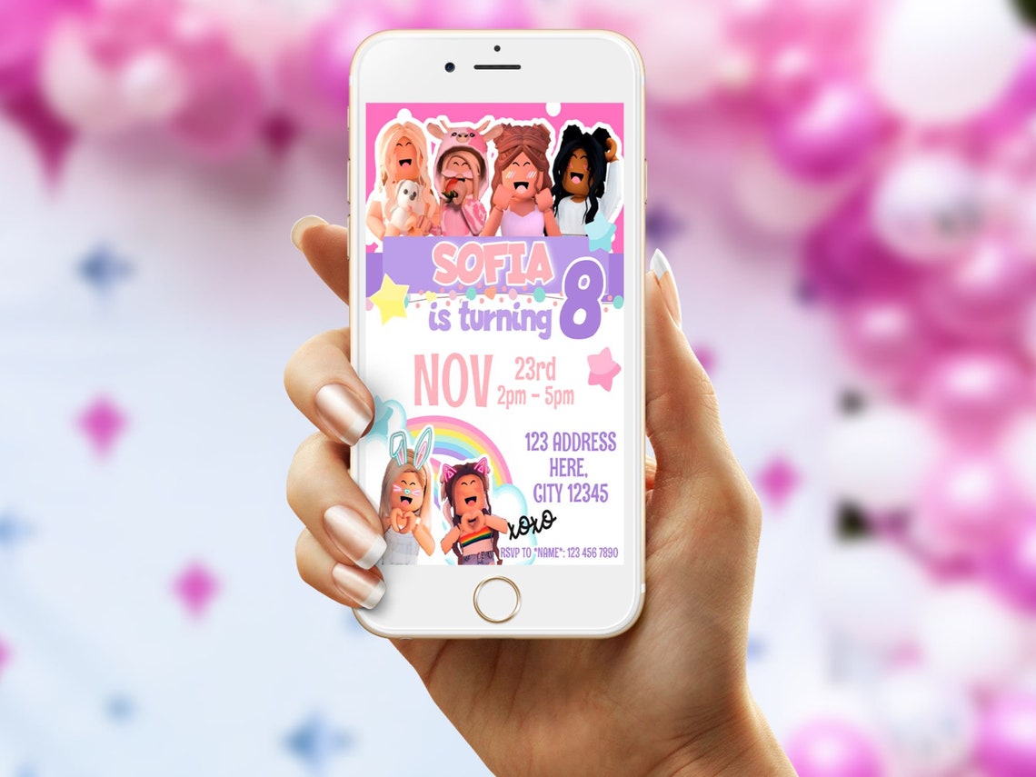 Roblox Welcome Sign Roblox Birthday Roblox Girl Party - Etsy