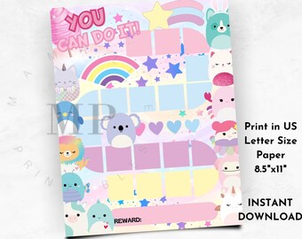 Squishmallows Chart - Etsy