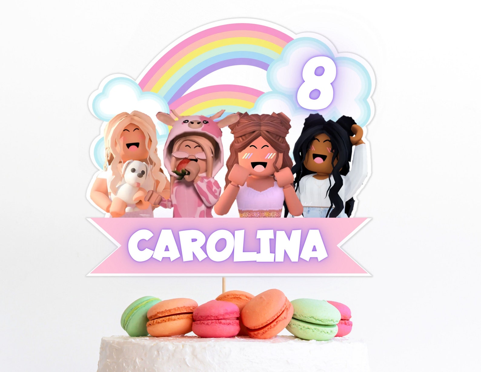 Roblox Welcome Sign Roblox Birthday Roblox Girl Party - Etsy