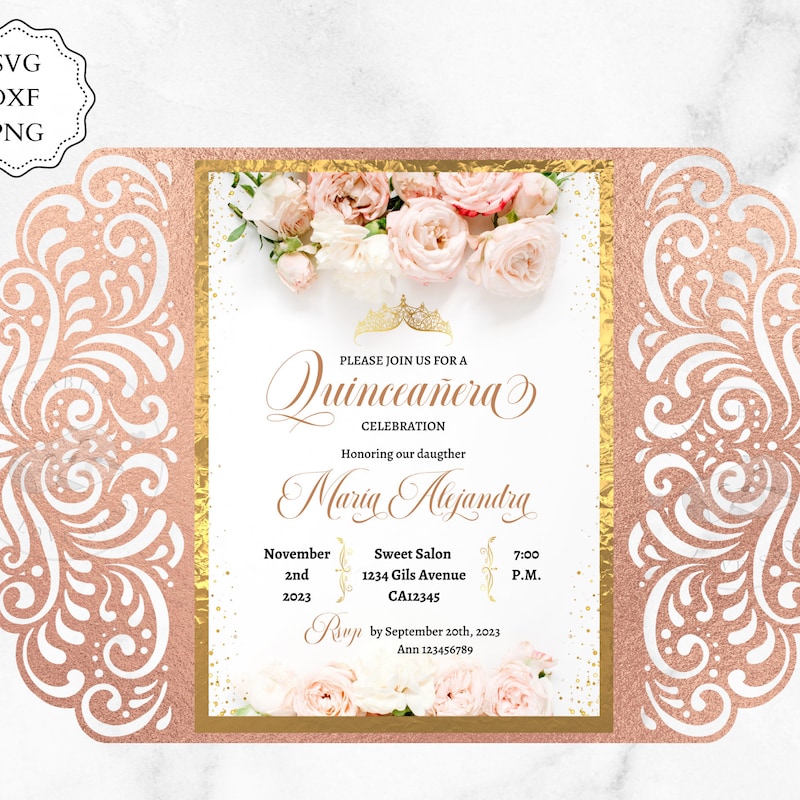 Quince Laser Invitation - Etsy UK