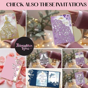 5x7 Eighteen Invitation SVG, PNG, DXF, Eighteen Birthday Invitation ...