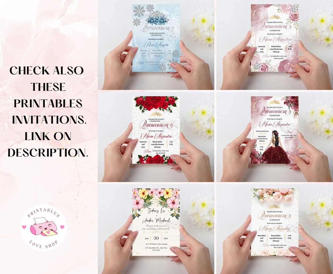 Hand-held Mirror Custom Oval Invitation Template for Mirror ...