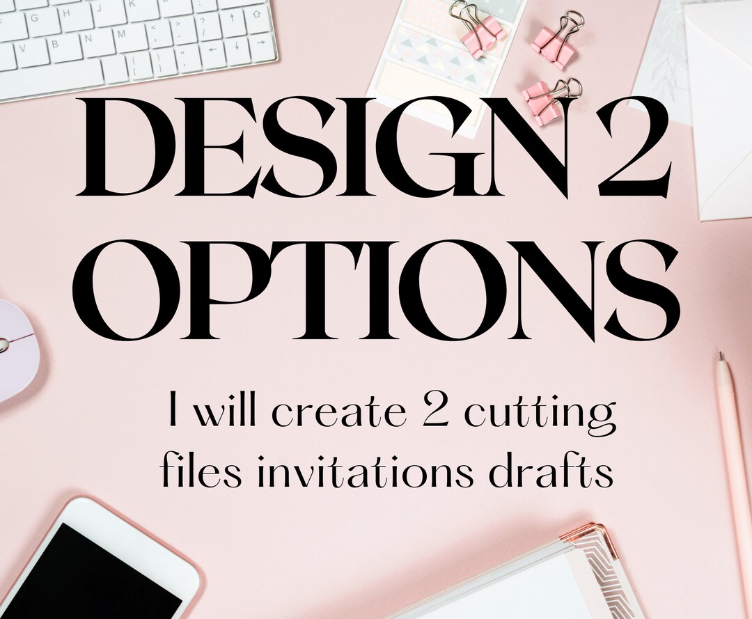 Design of 2 Drafts From Cutting Files Invitation, Svg Invitations, Custom Invitation, Quince ...