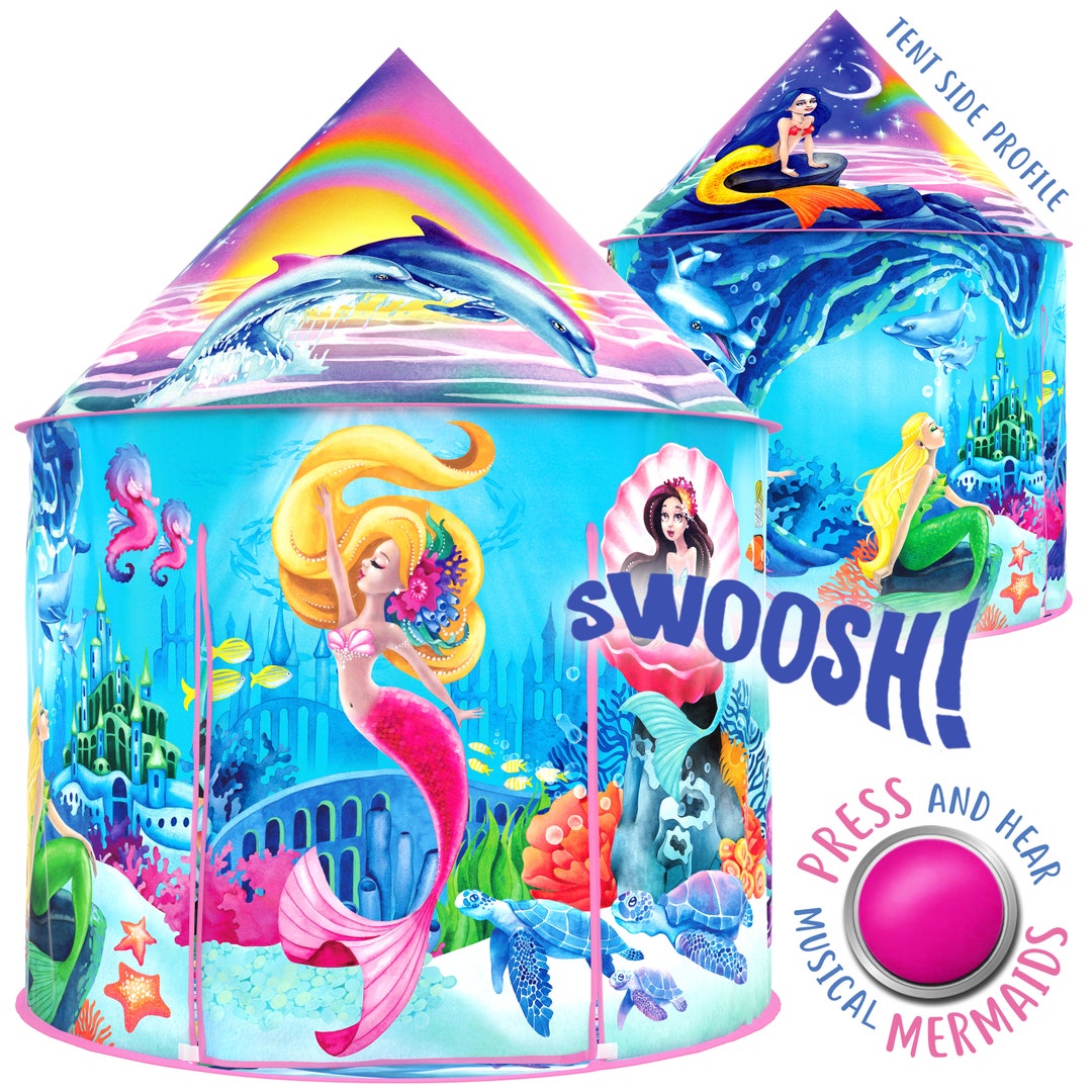 Musical Mermaid Play Tent With Musical Sounds | Mermaid Play Tent ...