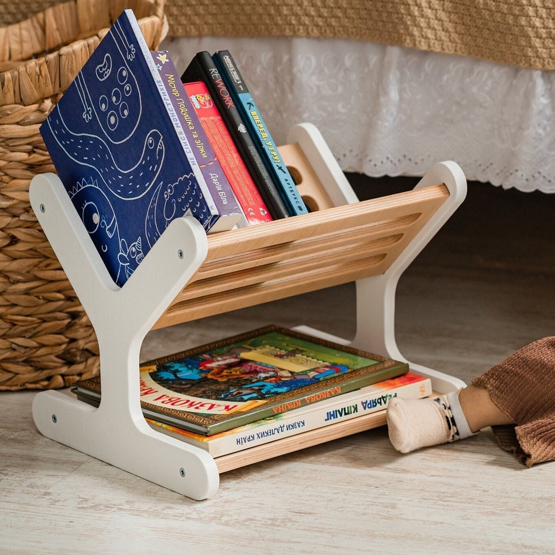 Baby Bookshelf, Kids Floor Bookshelf, Nursery Furniture Decor, Small ...
