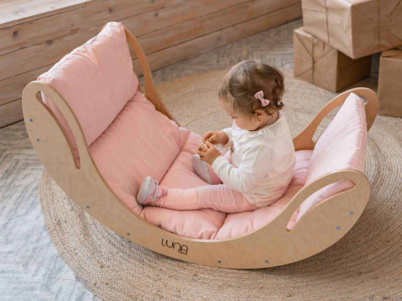Montessori Rocker Kids Learning Table Montessori Toddler - Etsy