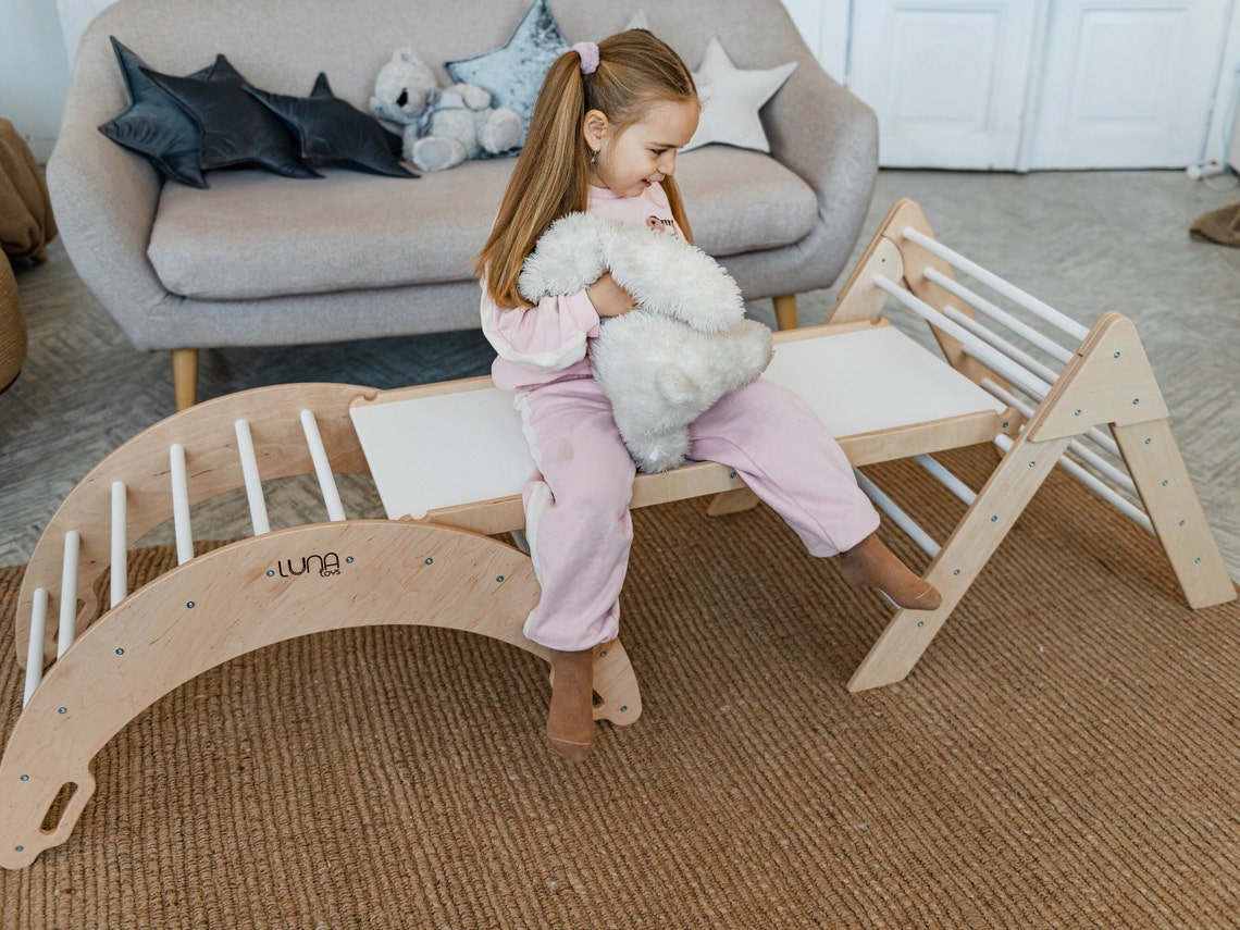 Pikler Triangle Climbing Triangle Set Indoor Playground - Etsy