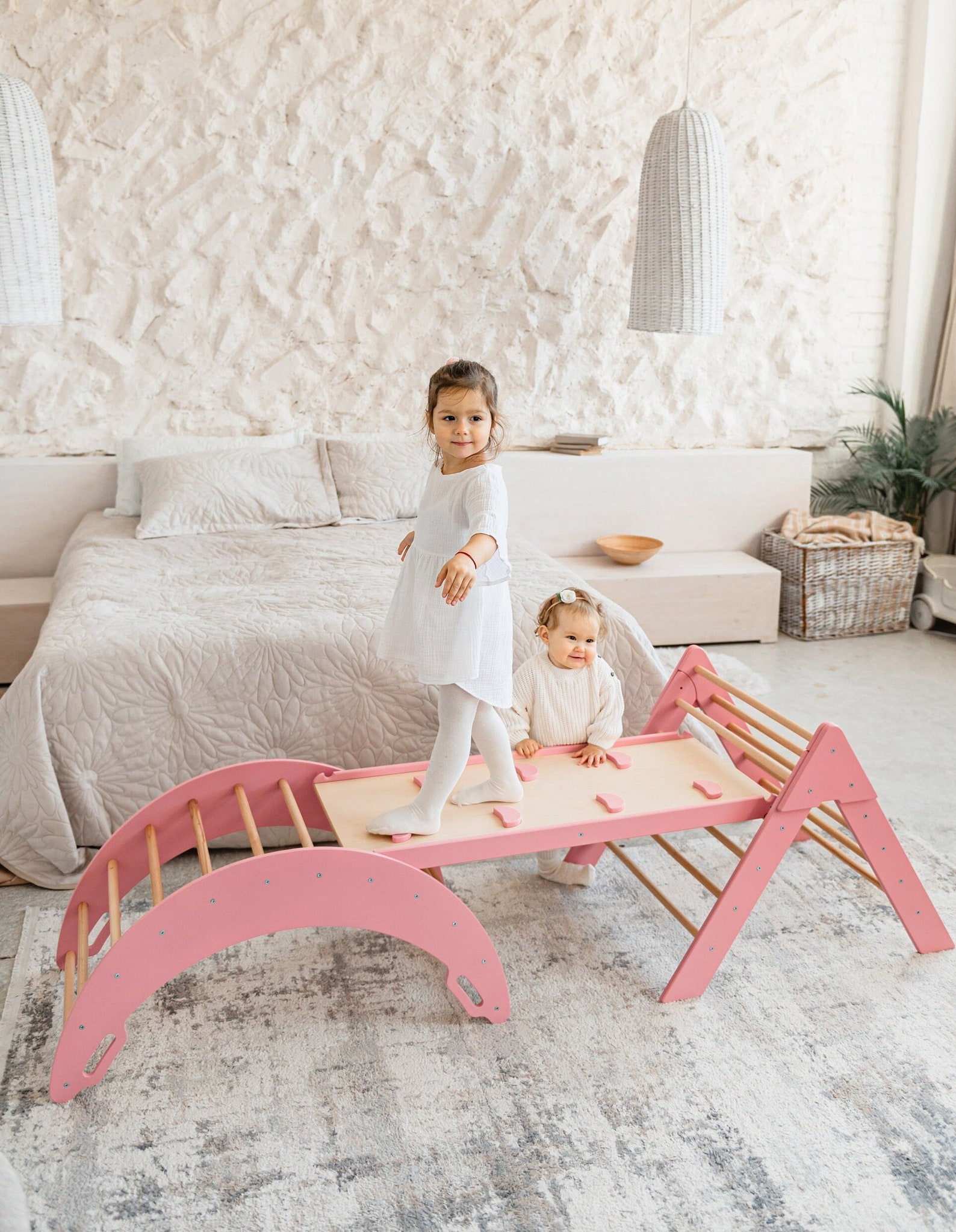 Pikler Triangle Climbing Triangle Set Indoor Playground - Etsy