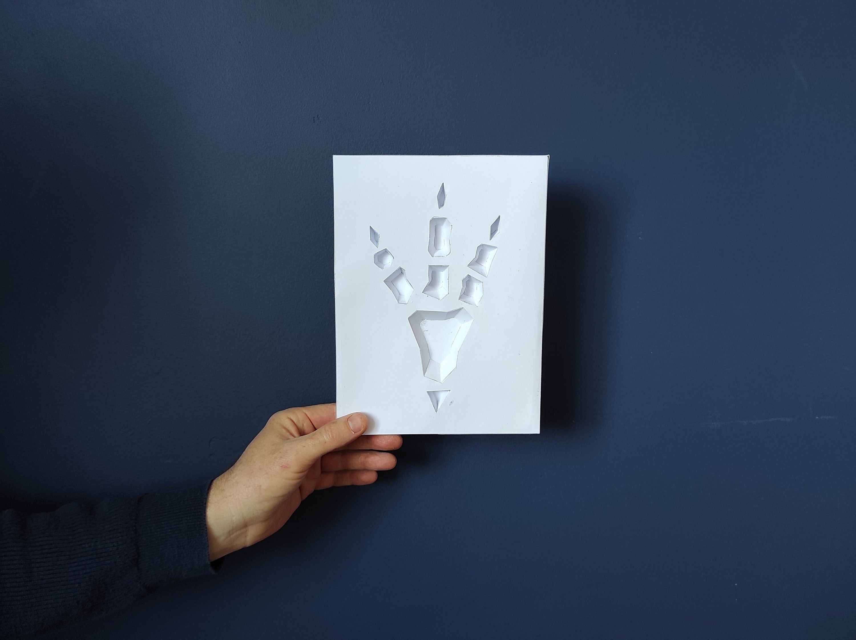 Dinosaur Footprint Low Poly DIY Papercraft Templates Digital | Etsy