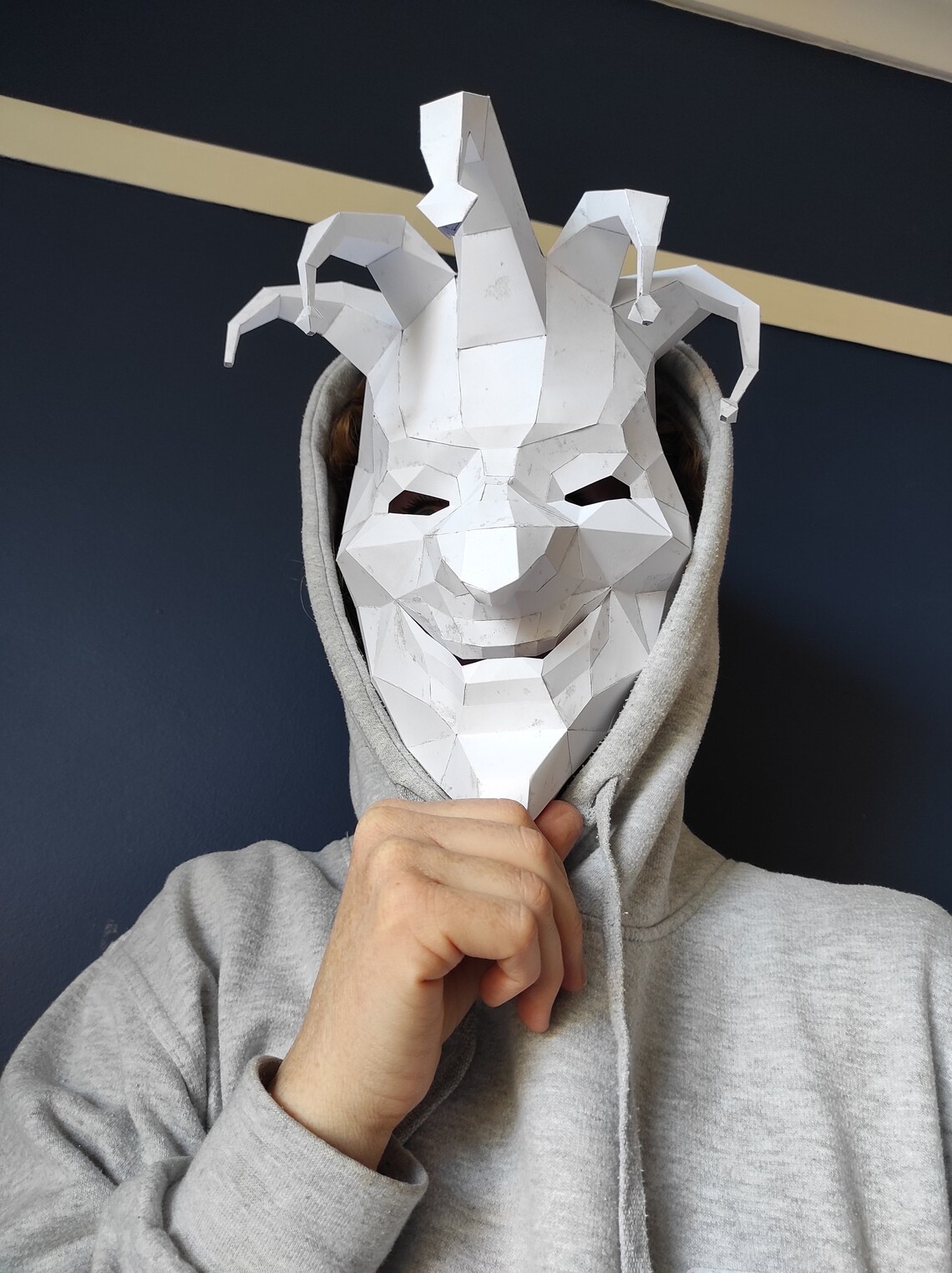 Venetian Jester Mask Paper Craft Model Digital Download PDF - Etsy