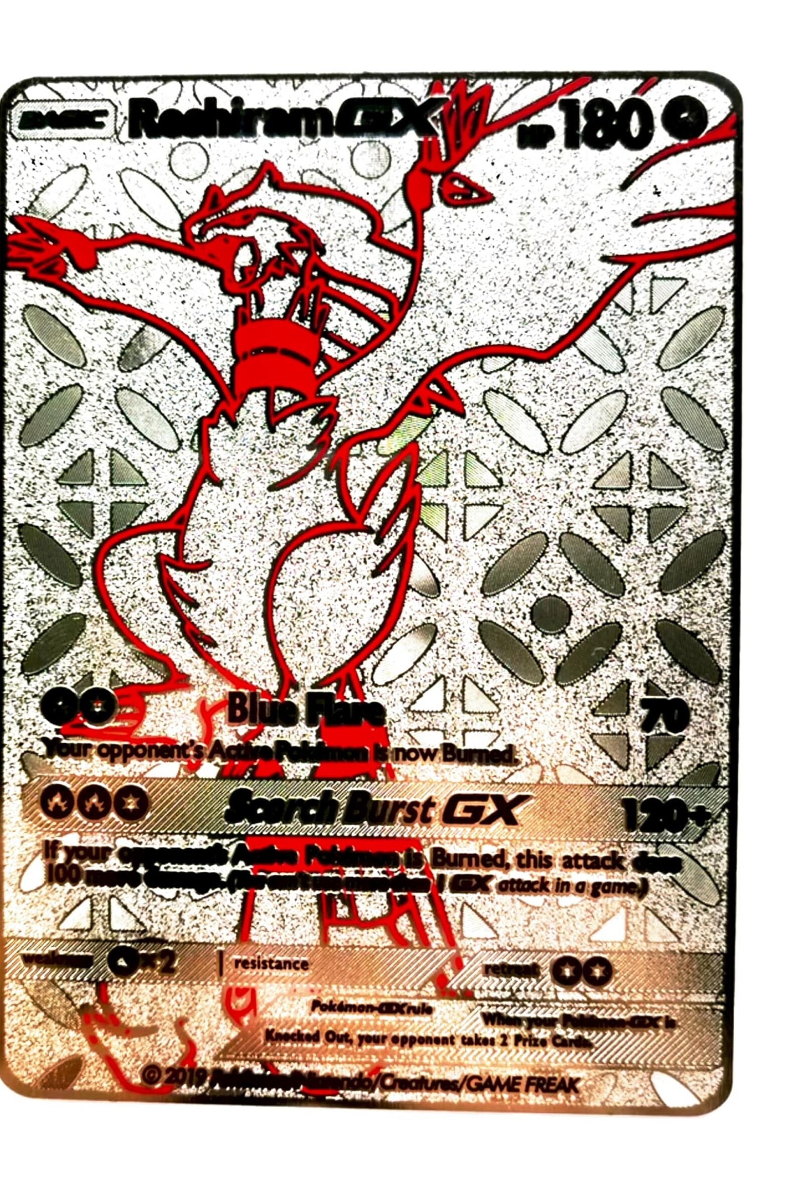 Custom Gold Pokemon Cards | Etsy
