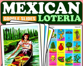 Mexican Loteria Digital Bingo Game for Google Slides Classroom Edition ...
