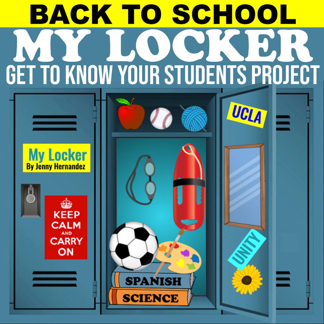 Back to School VIRTUAL LOCKER Get to Know Students Distance Learning ...
