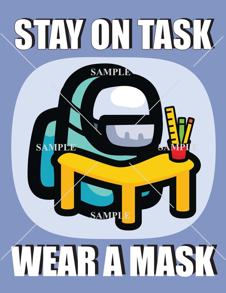 Roblox Marvel Among Us COVID Safety School Posters Bundle - Etsy