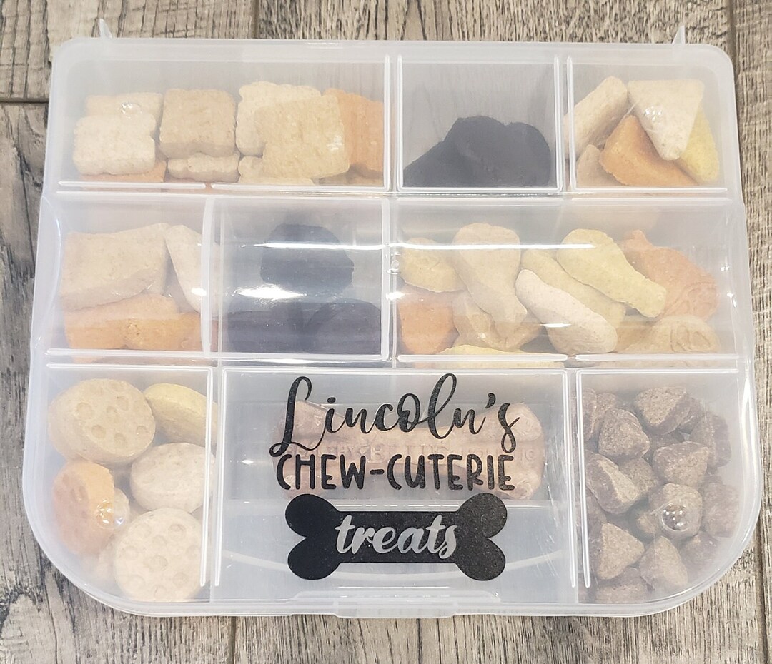 DOG Treat Charcuterie/chewcuterie Box Personalization Travel Size ...