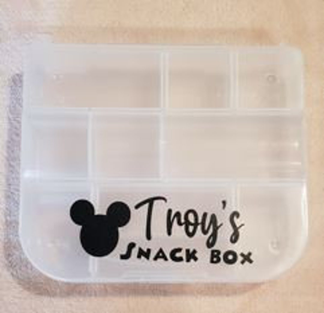Personalize Travel Snack/snackle Box for Toddlers and Kids - Etsy