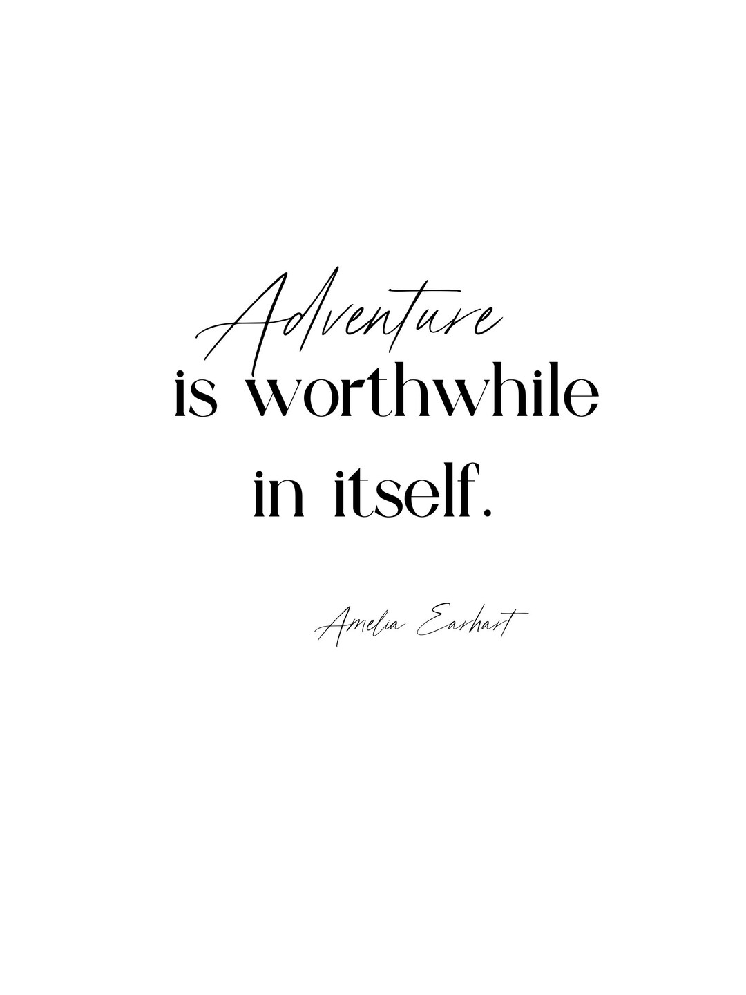 Amelia Earhart Quote Wall Art - Etsy