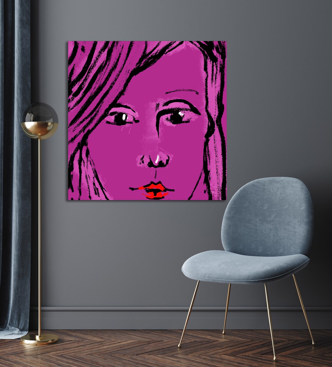 Arte Abstracto Moderno Lienzo Estampado Arte Minimalista Impresión