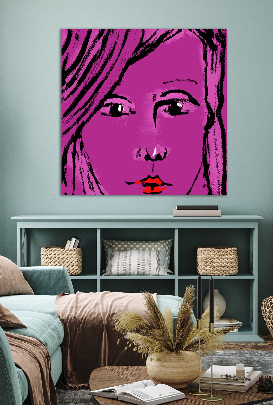 Arte Abstracto Moderno Lienzo Estampado Arte Minimalista Impresión