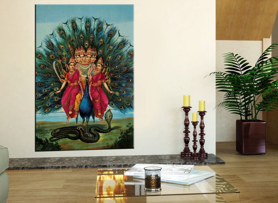 Murugan Reproduction Canvas Murugan Wall Art - Etsy