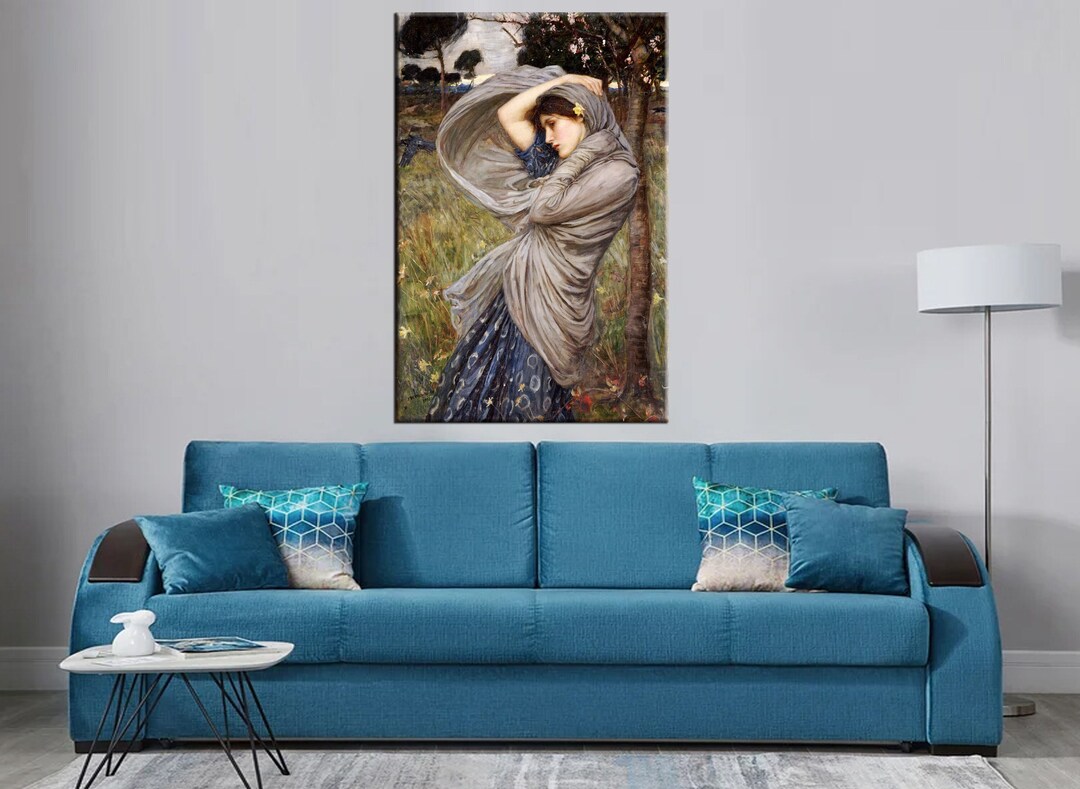 John William Waterhouse Boreas Canvas Print, Boreas Vintage ...