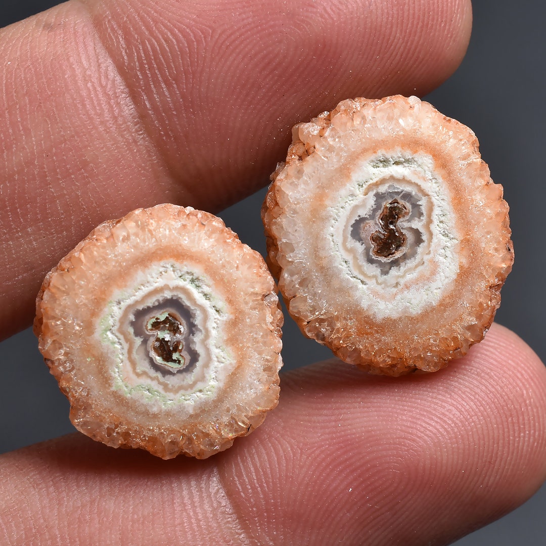 Rare Solar Quartz Pair Natural White Solar Quartz Gemstone - Etsy