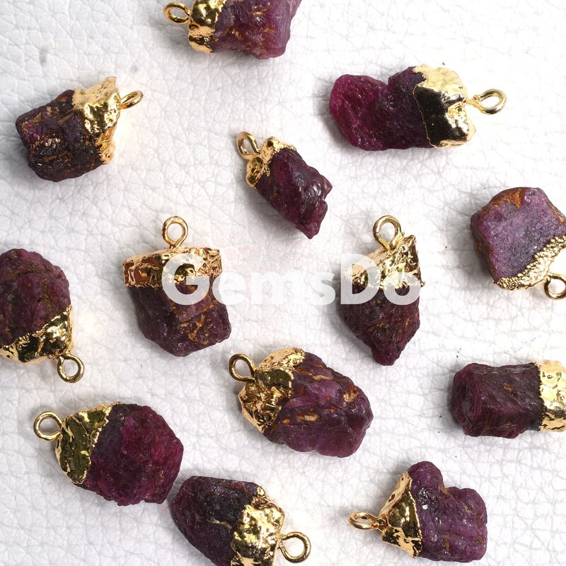 Raw Ruby Jewelry - Etsy