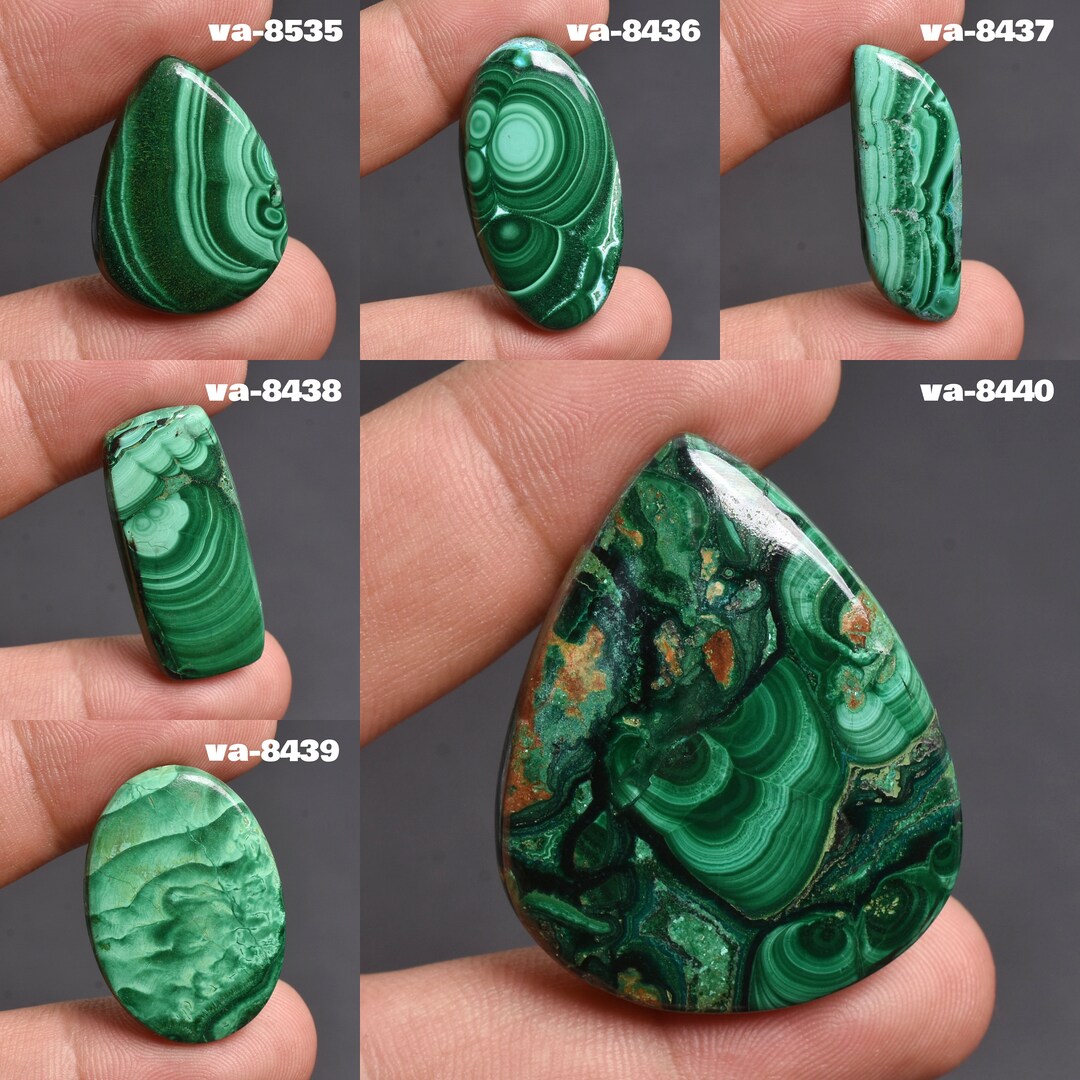 Green Malachite Gemstone, Malachite Stone, Natural Malachite, Loose ...