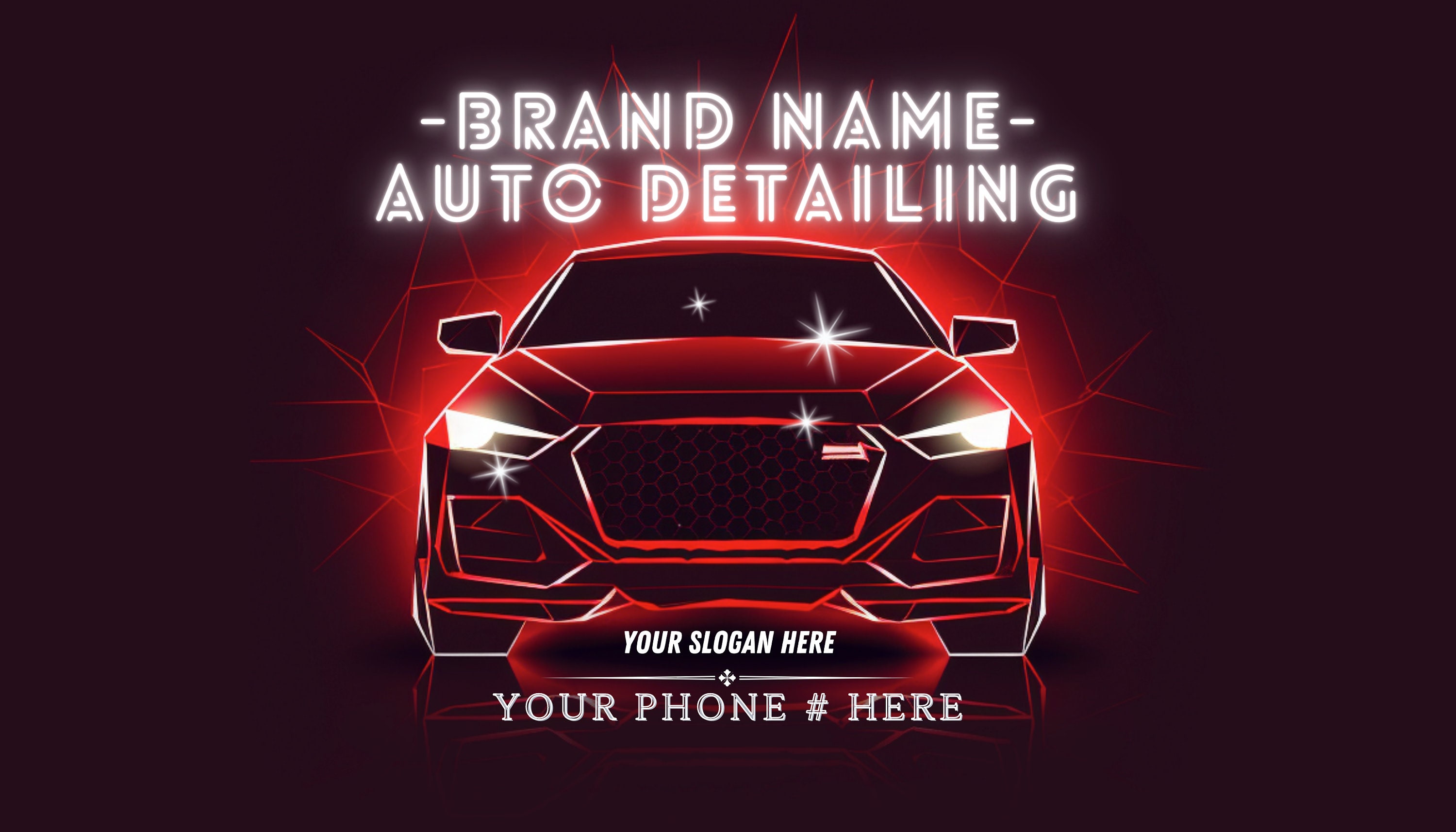 Auto Detailing Brand Template Kit | Auto Detailing Car Logo Template ...