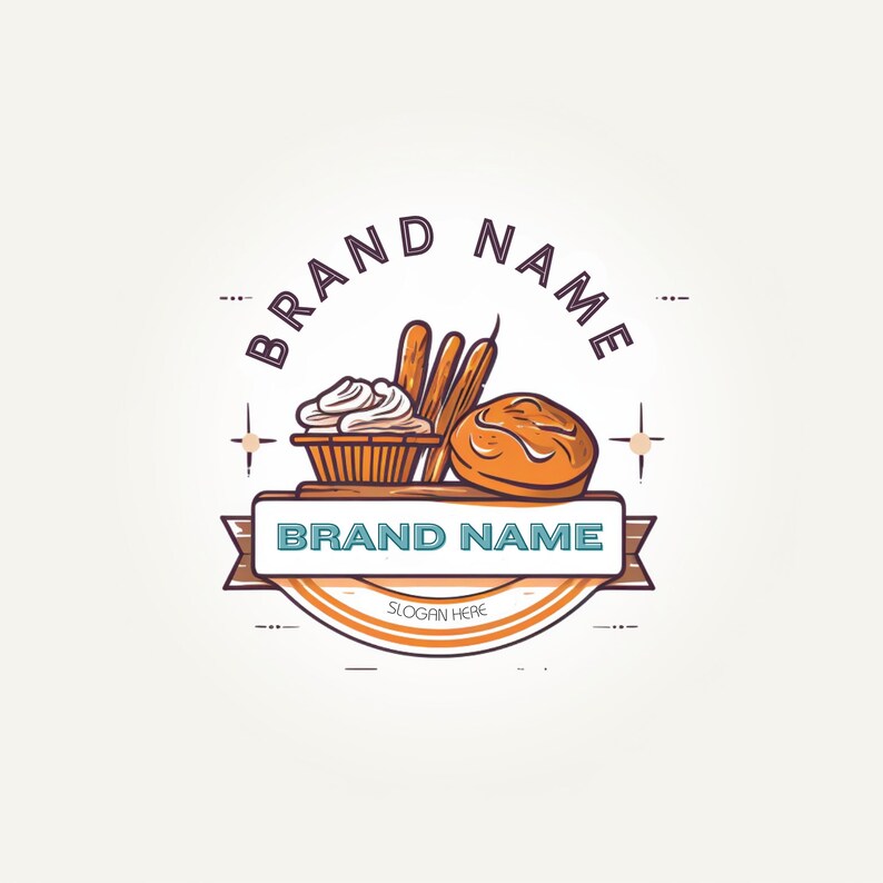 Bakery Logo Template - Edibles - Food - Bread - Logo - Easily ...