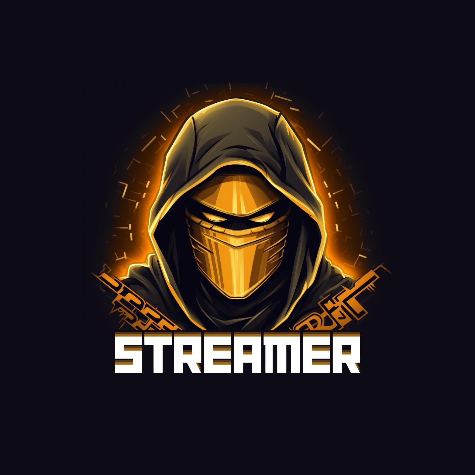 30x Streamer Logo Templates Pack Hooded Streamer Logo Template Pack 30 ...