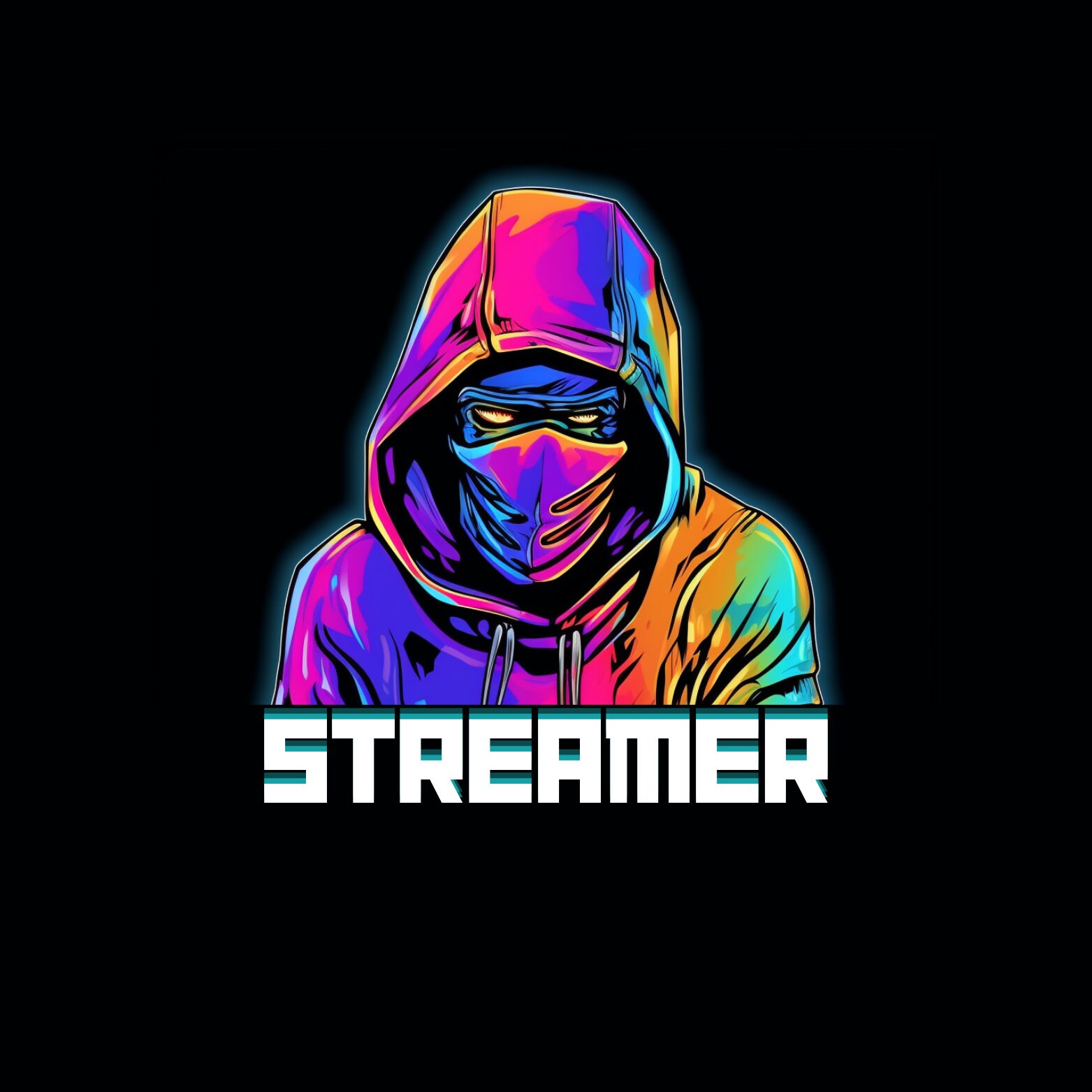 30x Streamer Logo Templates Pack - Hooded Streamer Logo Template Pack ...