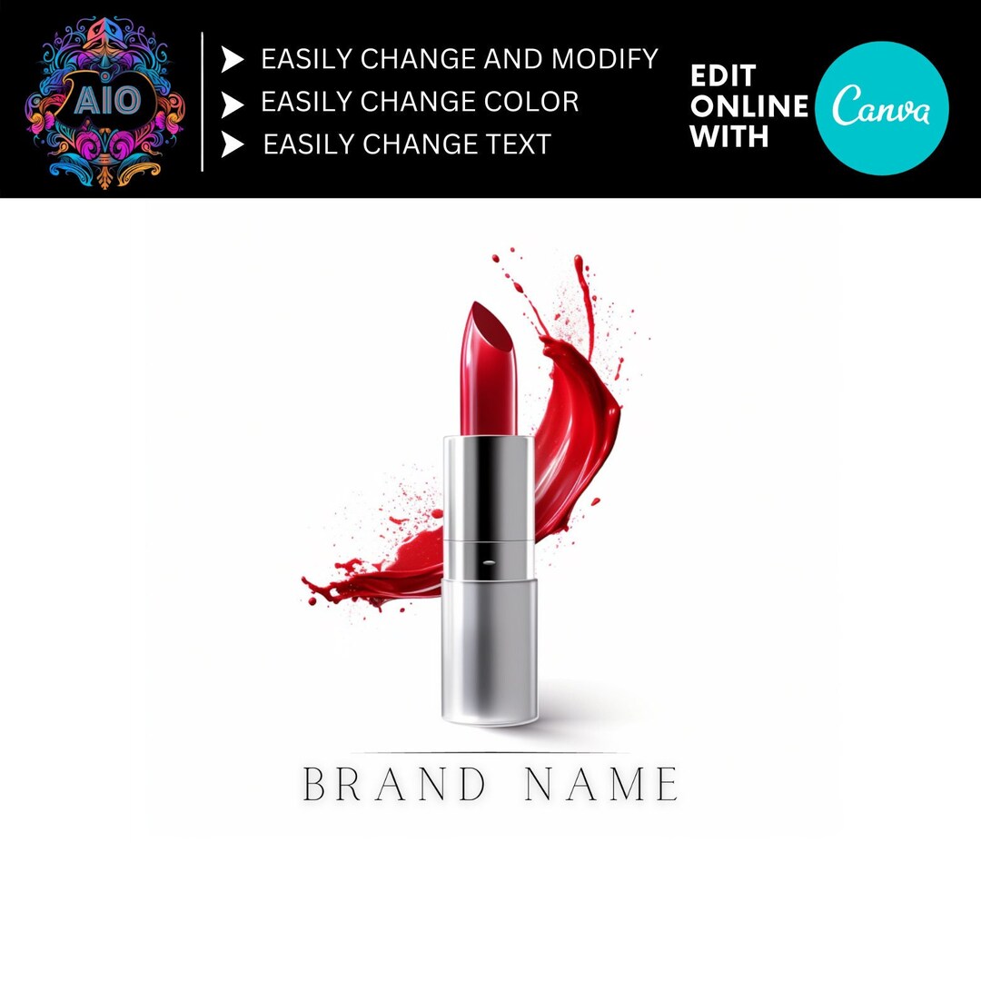 Makeup Studio Logo Template - Easily Customizable - Canva Template ...