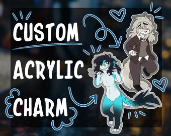 Furry Art Keychain - Etsy