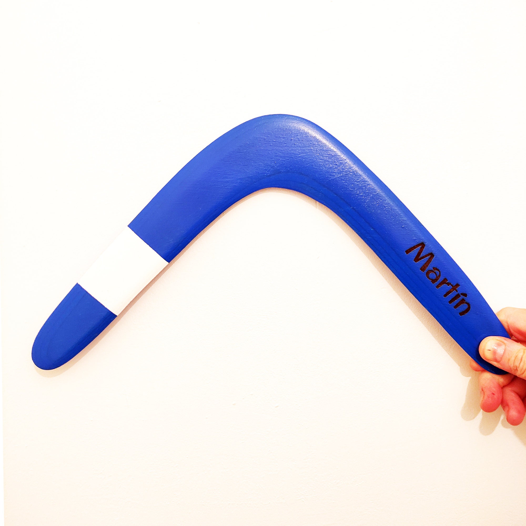 Boomerang MARIO With Optional Custom Message or Draw. Real Returning ...