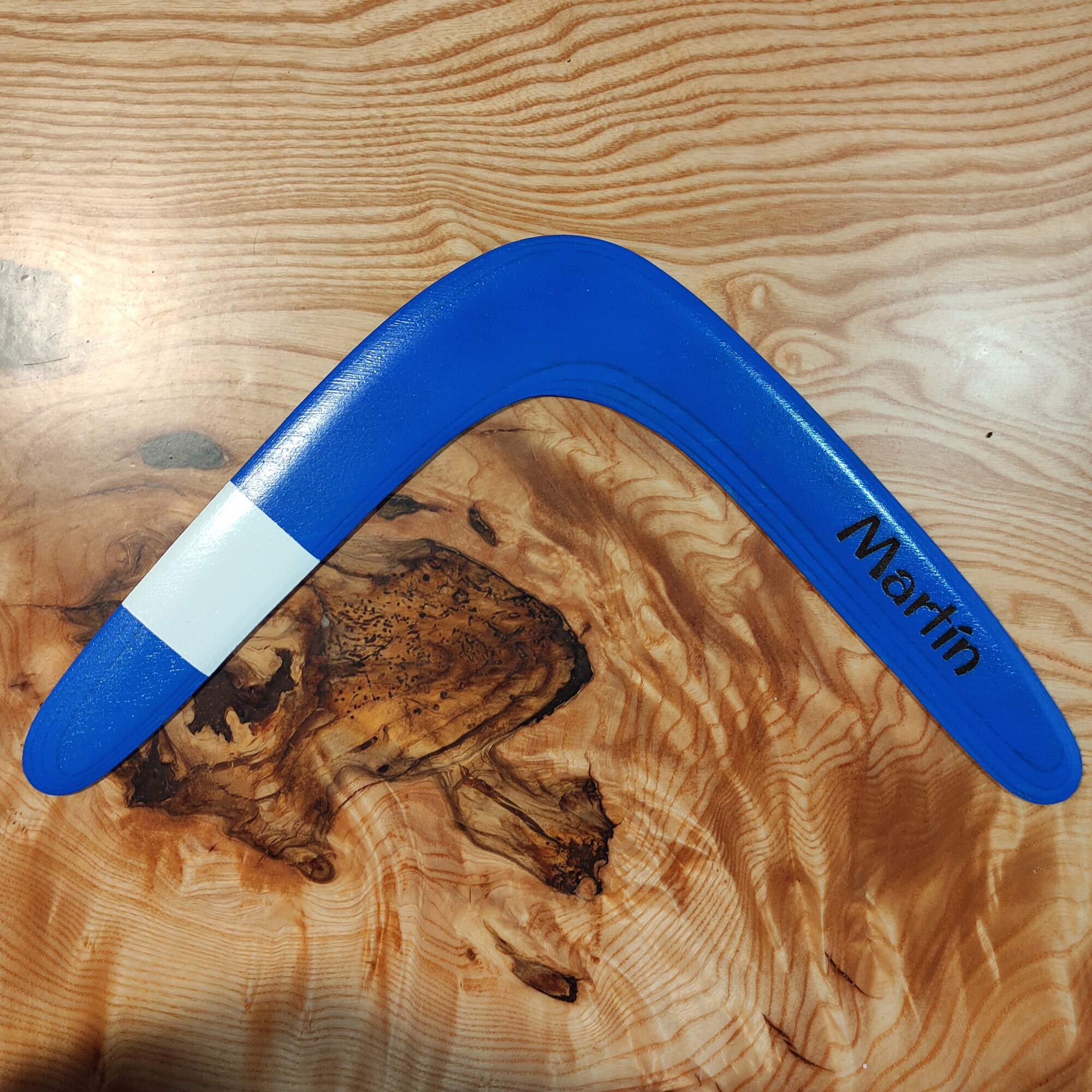 Boomerang MARIO With Optional Custom Message or Draw. Real Returning ...
