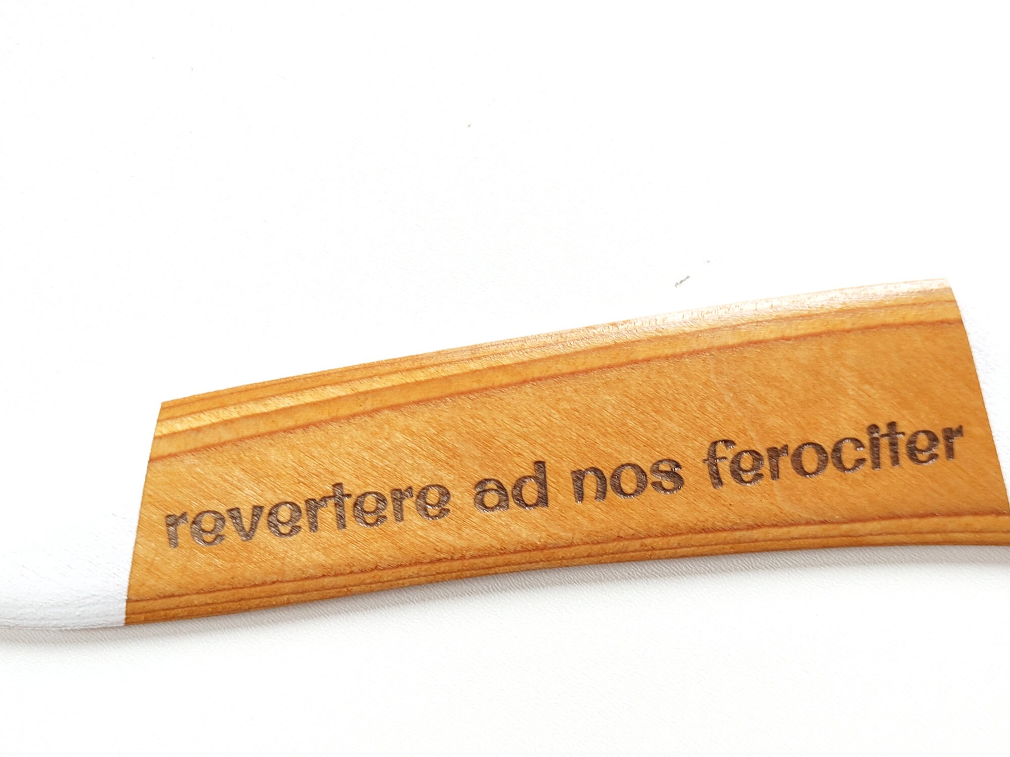 Wooden Boomerang With Custom Message (you Choose the Words or Phrase ...