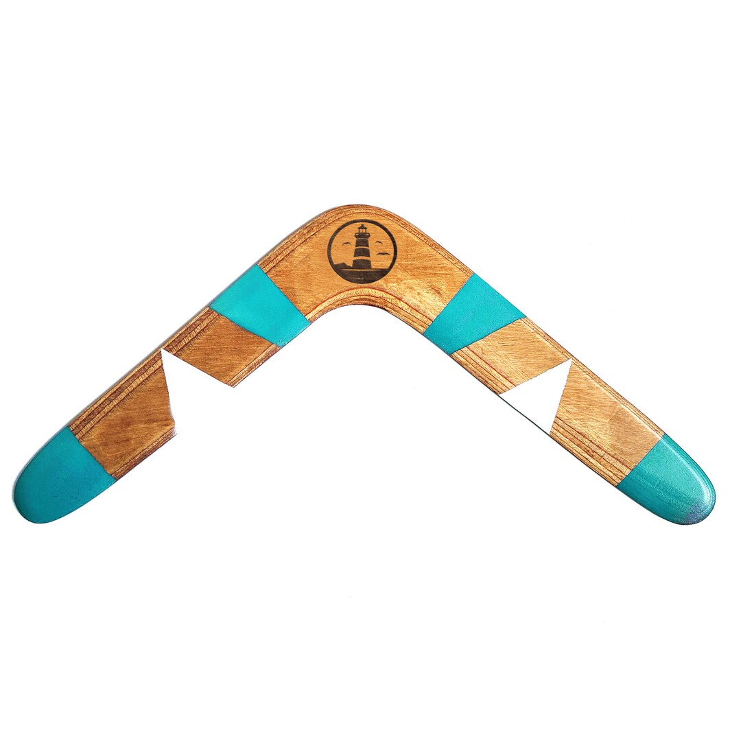 Boomerang With Custom Logo or Draw Laser Engraved. Nautical. Real ...