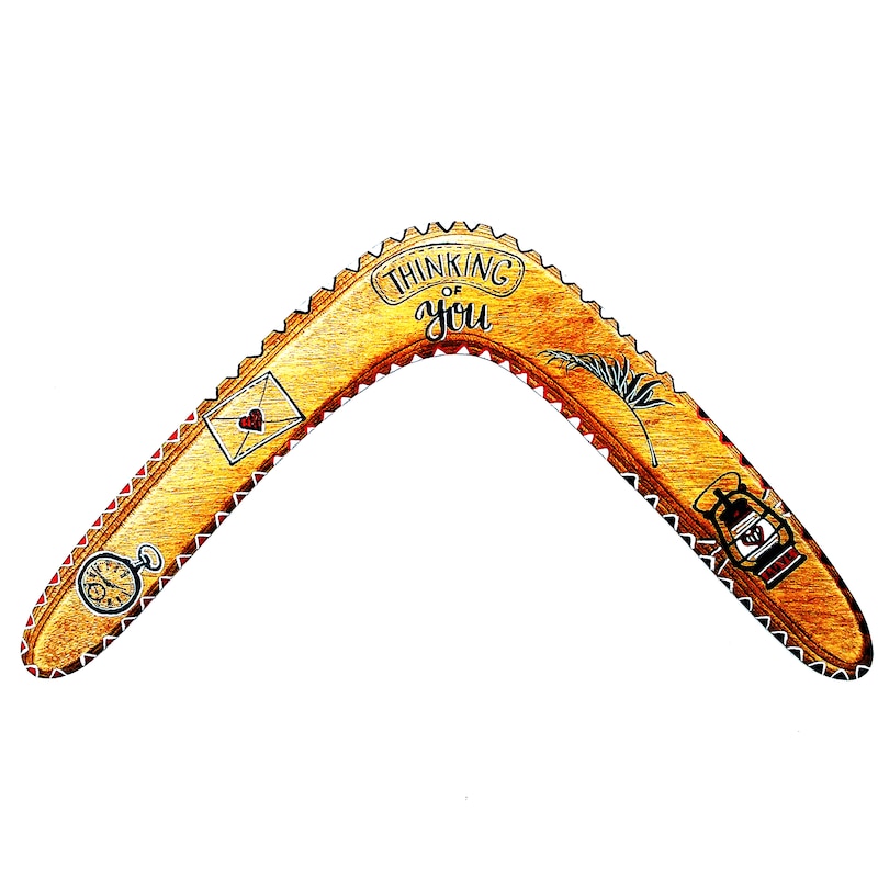 Boomerang Wall Art - Etsy