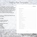 Trading Plan Template, Fully Editable With Trading Plan Cheat Sheet ...