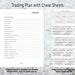 Trading Plan Template, Fully Editable With Trading Plan Cheat Sheet ...