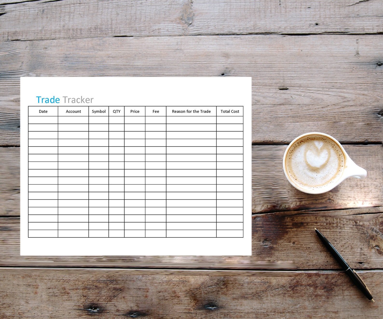 Stock Trading Log Sheets Bundle, Trade Tracker for the Stock Market ...