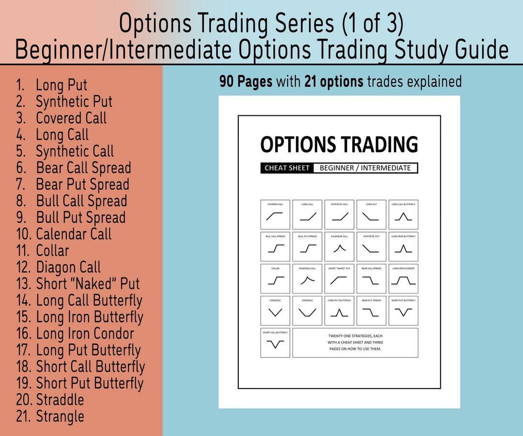 Options Trading Cheat Sheet - Beginner to Intermediate (90 Page Guide ...