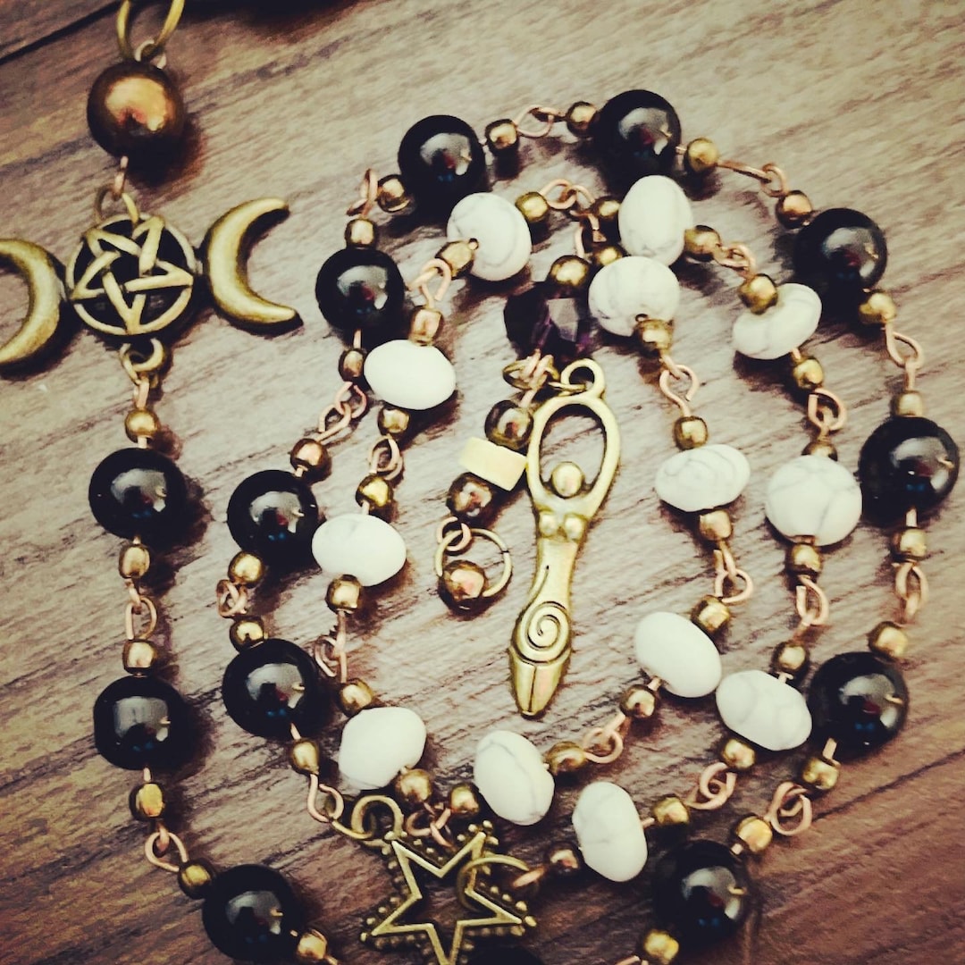 Meditation, Stability and Balance Obsidian & Howlite Crystal Healing ...