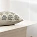Stunning Floral Block Print Pillow Cover , Handcrafted on Premium Linen ...